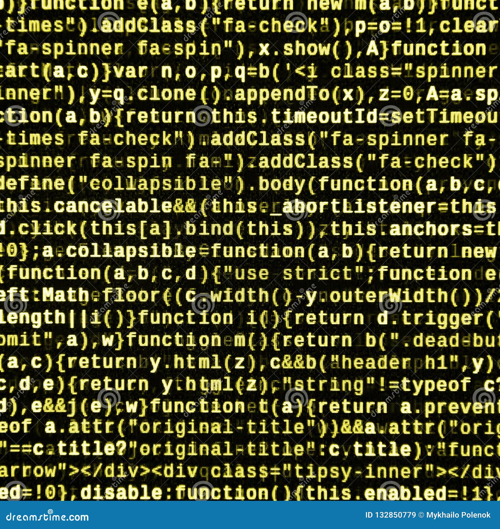 Computer Program Preview. Programming Code Typing Stock Image - Image of computer, script: 132850779