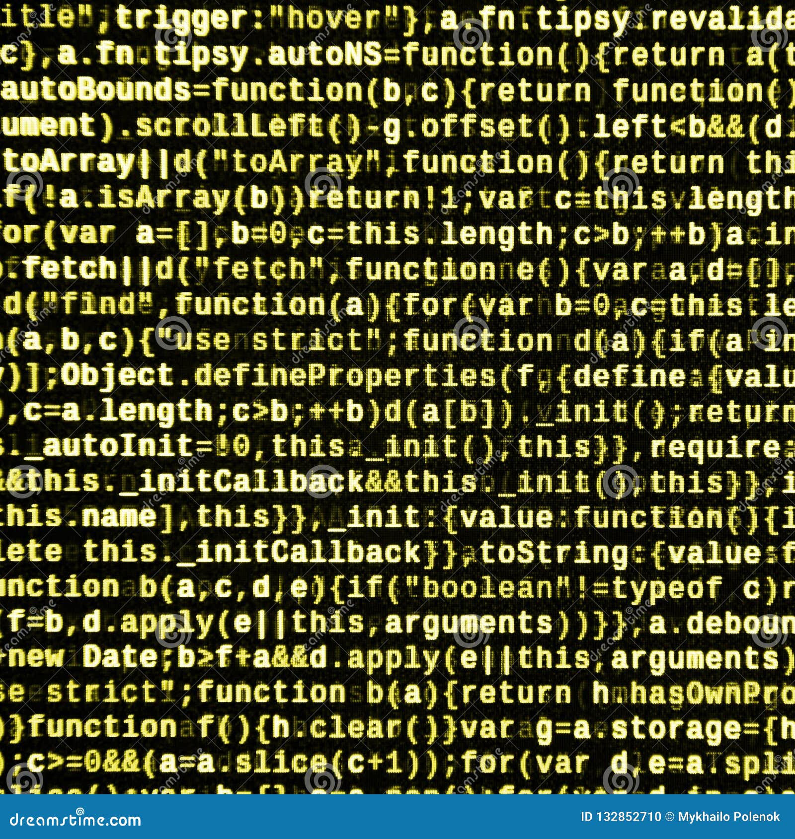 Computer Program Preview. Programming Code Typing Stock Illustration - Illustration of source ...