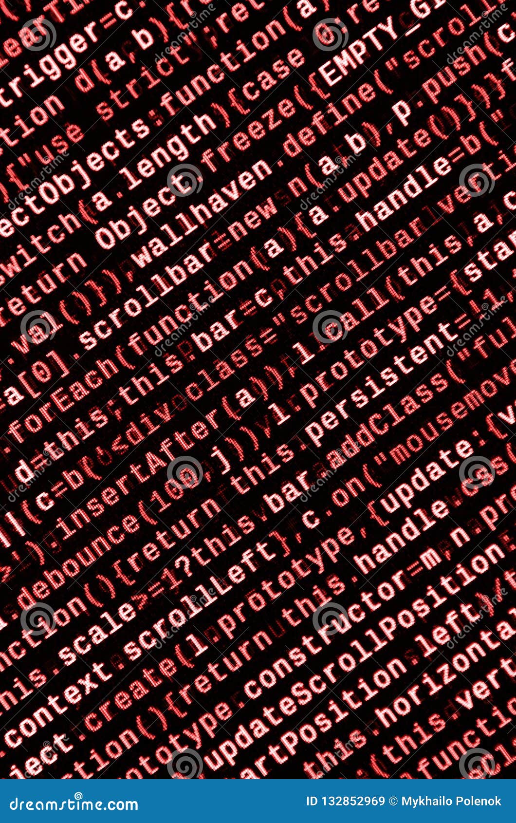 Computer Program Preview. Programming Code Typing Stock Illustration ...