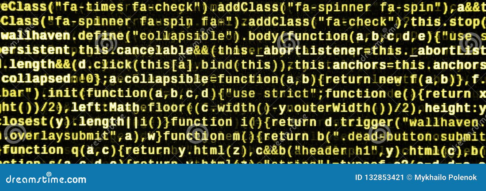Computer Program Preview. Programming Code Typing Stock Illustration ...