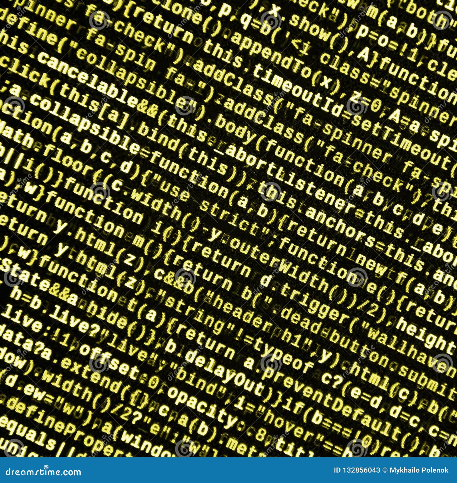 Computer Program Preview Programming Code Typing Stock Image Image Of Application Display