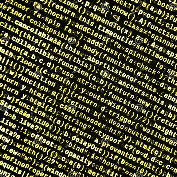 Computer Program Preview. Programming Code Typing Stock Image - Image of application, display ...