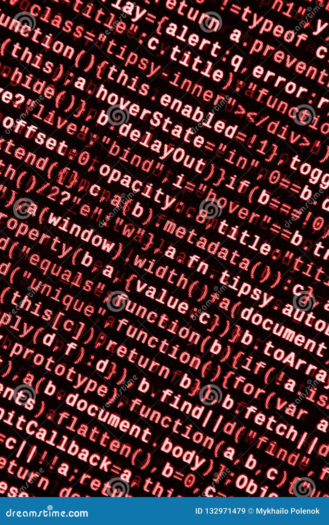 Computer Program Preview. Programming Code Typing Stock Illustration - Illustration of program ...