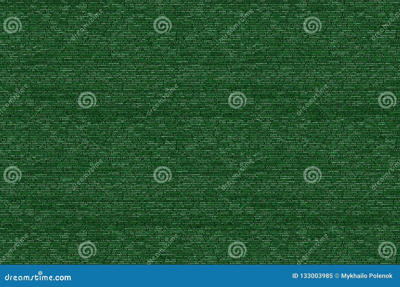 Computer Program Preview Programming Code Typing Stock Image Image