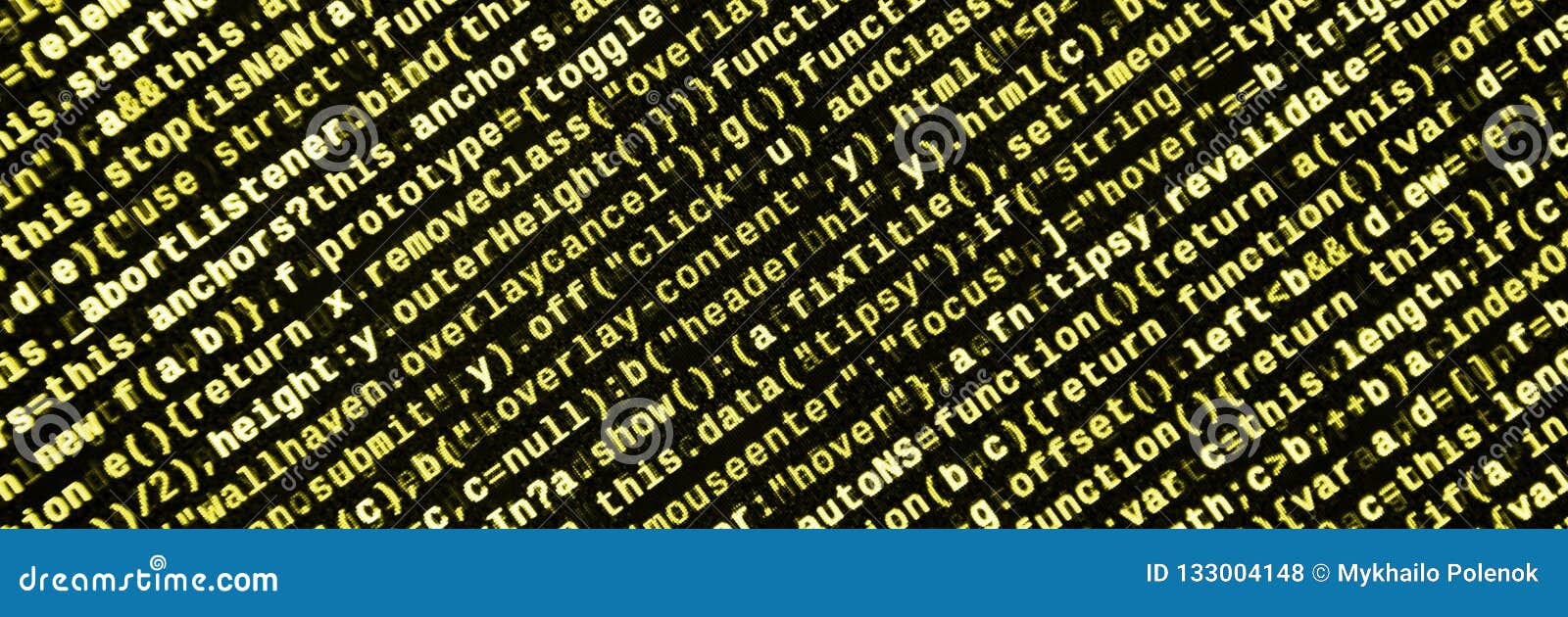 Computer Program Preview. Programming Code Typing Stock Photo - Image of monitor, symbol: 133004148