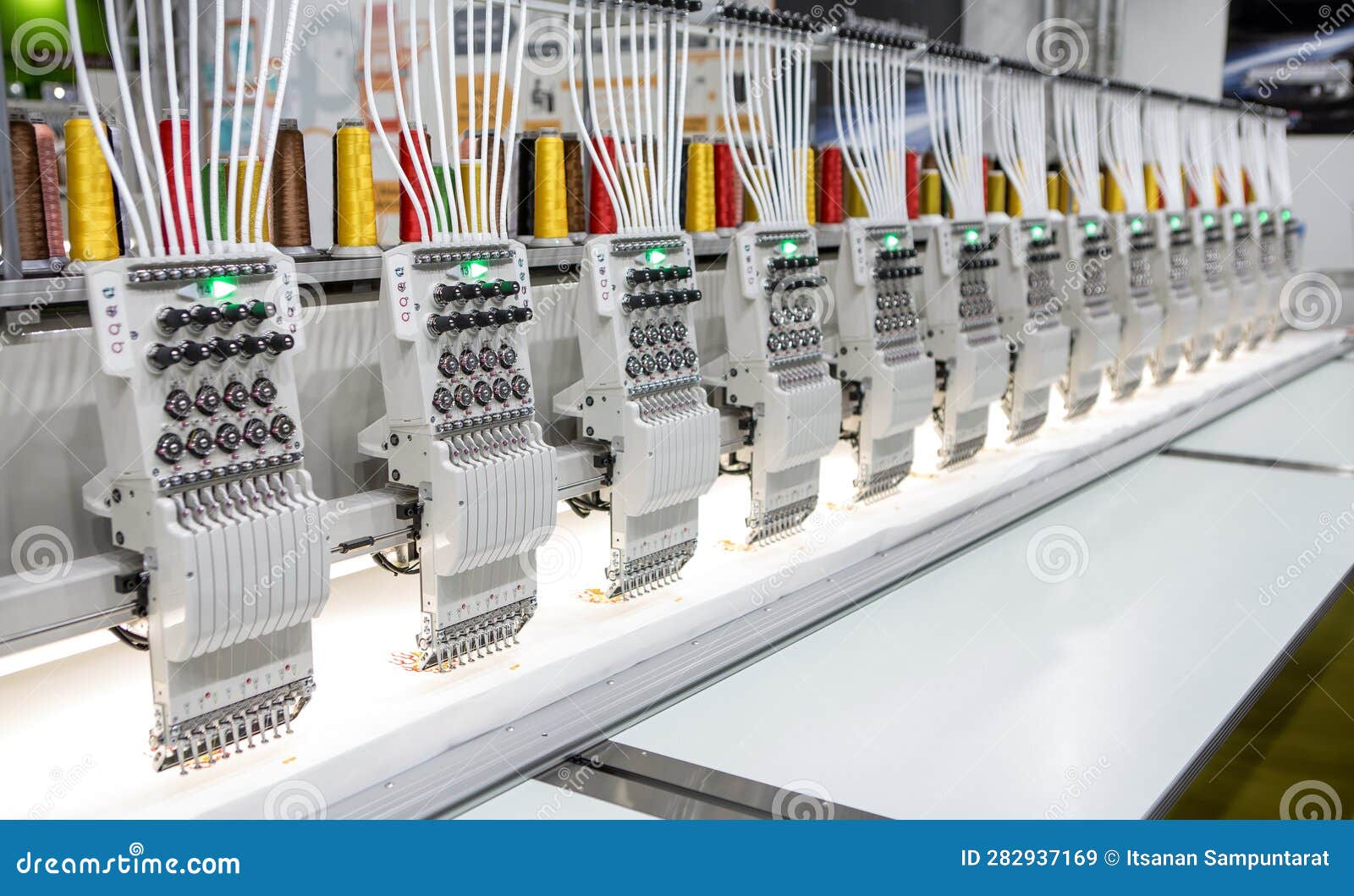 Computer Programmable Embroidery Machine Stock Image - Image of program ...