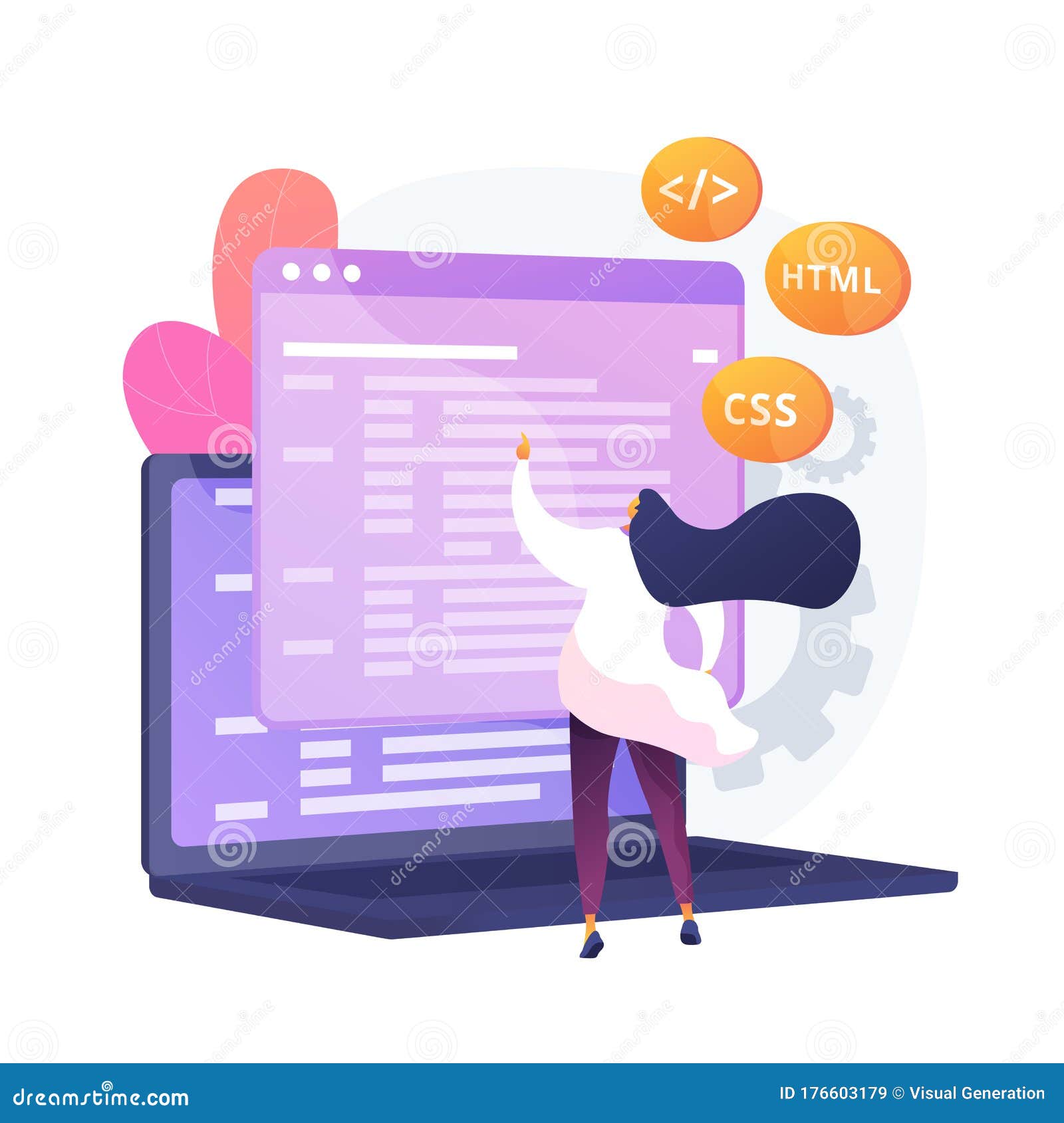 Computer Programmeing Vector Concept Metaphor. Stock Vector ...