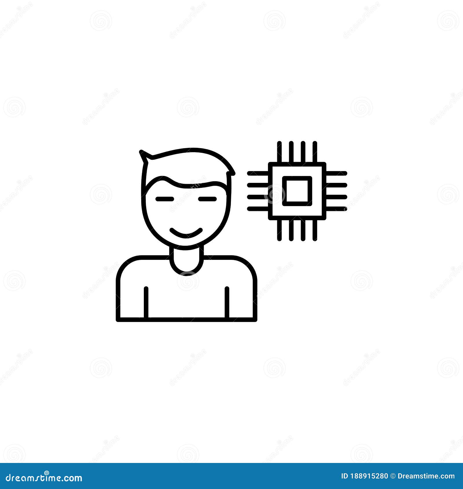 Computer Programmer, it Engineer, Software Engineer Icon. Element of ...