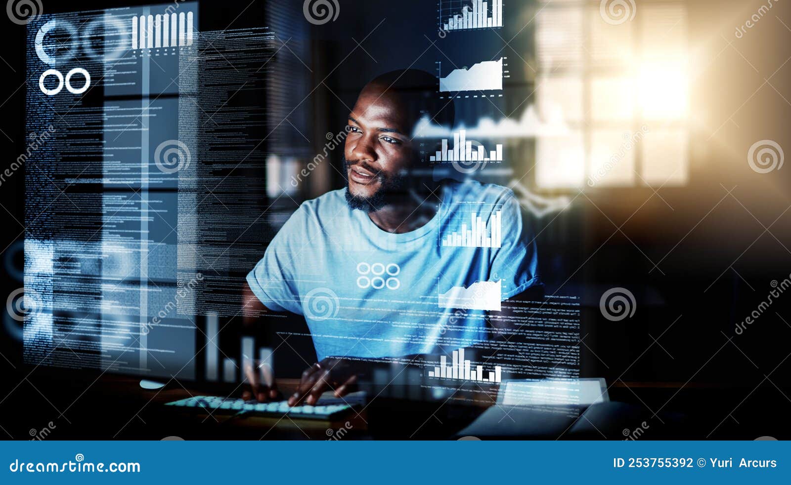 Computer Programmer, Software Developer, or Engineer Working on ...