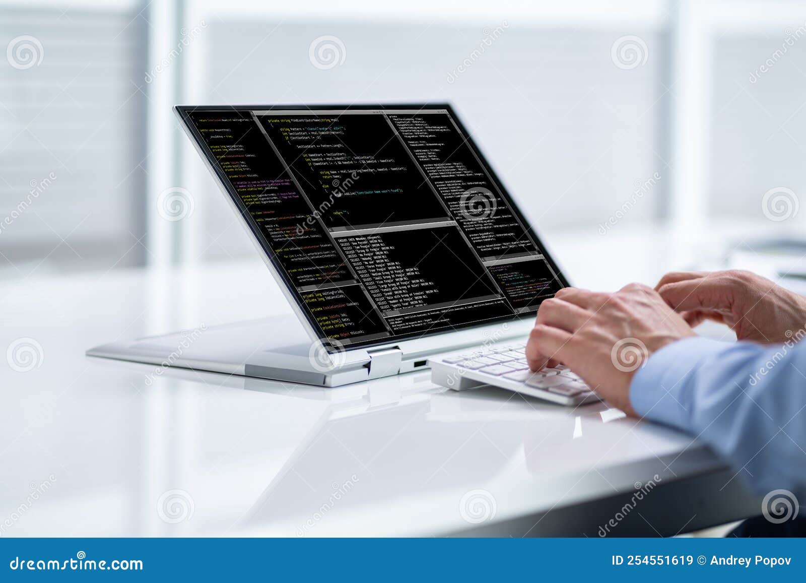 Computer Programmer Using Development Software Stock Image - Image of ... Computer Programmer Using Development Software Stock Image - Image of ...