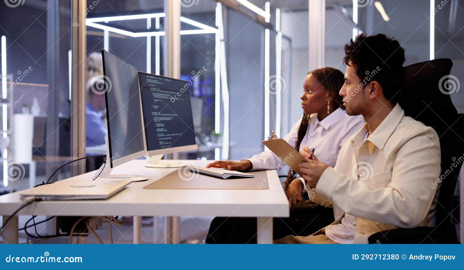 Computer Programmer Writing Program Code on Computer Stock Photo ... Computer Programmer Writing Program Code on Computer Stock Photo ...