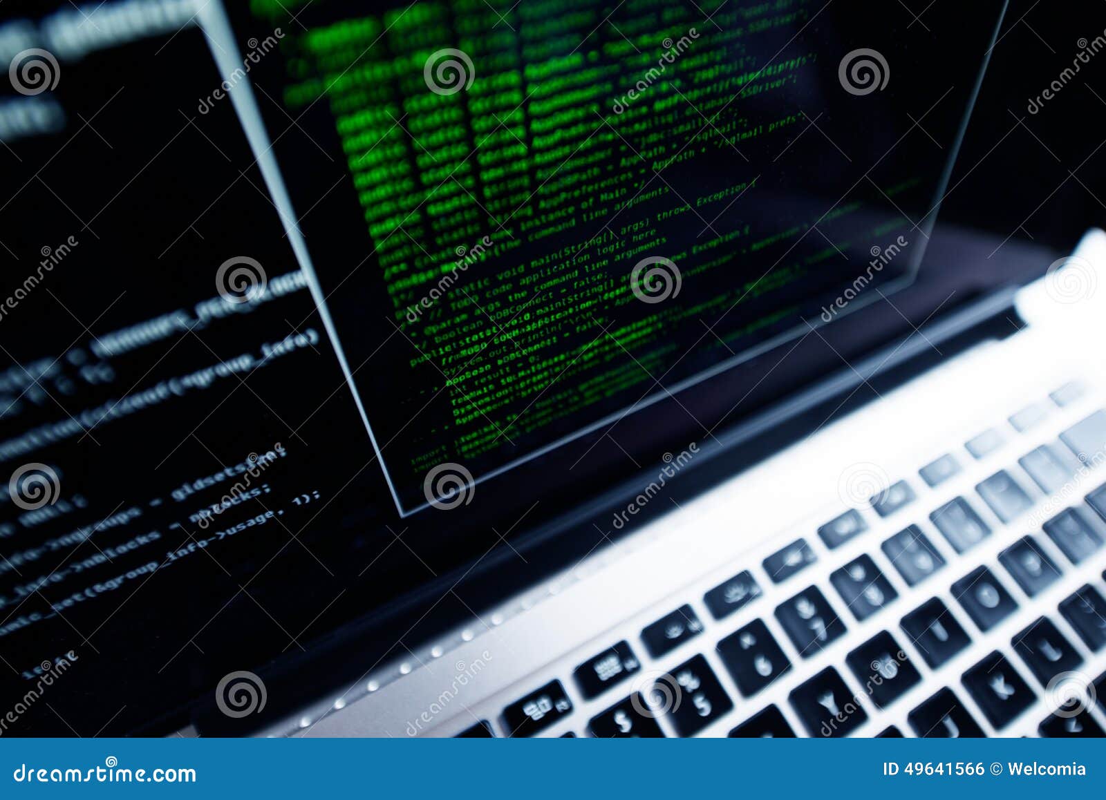 Computer programmering stock foto. Image of laptop, hakker - 49641566