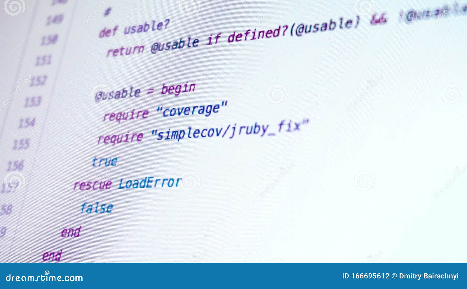 Computer Programming Code Running on the Screen Stock Footage - Video ...