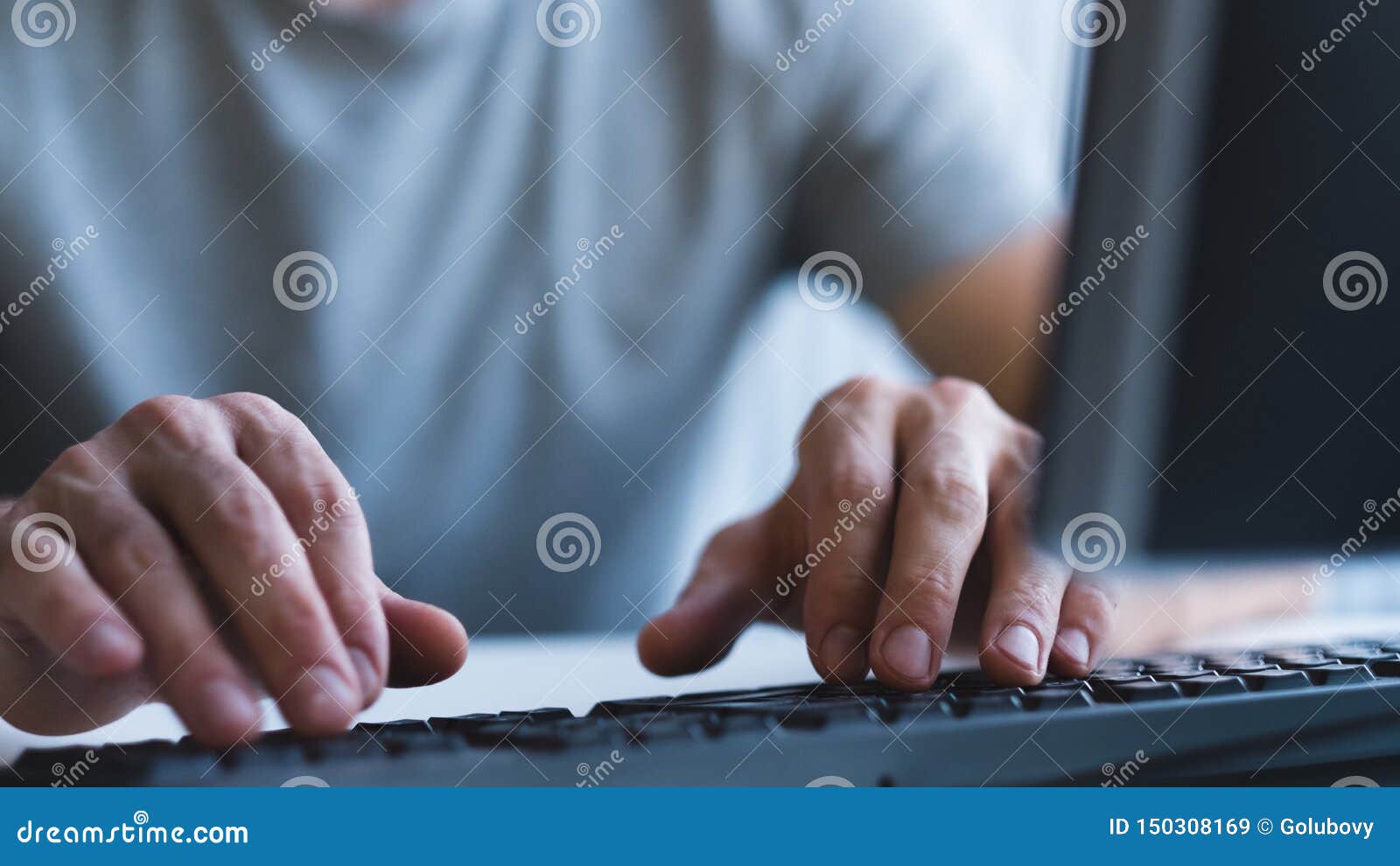 Computer Programming Coder Keyboard Typing Stock Image Image Of Information Network 150308169