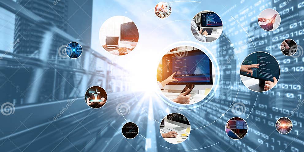 Computer Programming, Coding and AI Artificial Intelligence NLP Data Development Stock Photo ...