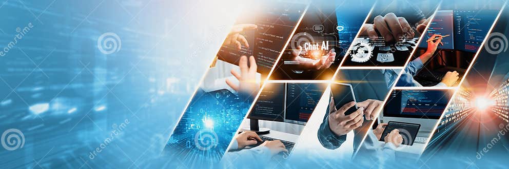 Computer Programming, Coding and AI Artificial Intelligence NLP Data Development Stock ...