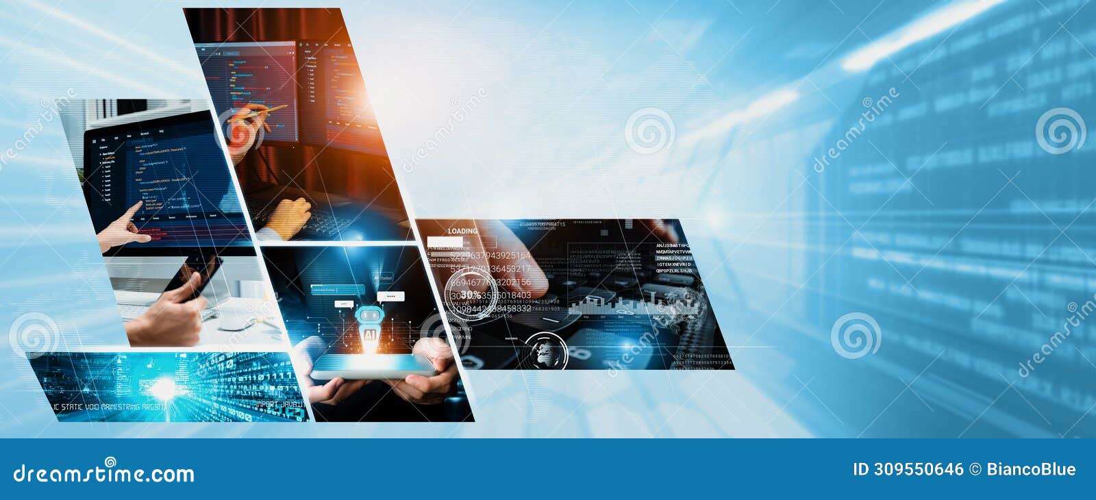 Computer Programming, Coding and AI Artificial Intelligence NLP Data Development Stock ...