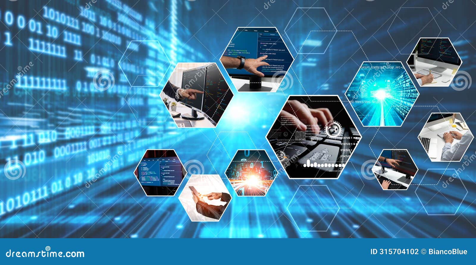 Computer Programming, Coding and AI Artificial Intelligence NLP Data Development Stock ...