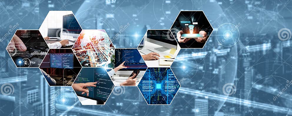 Computer Programming, Coding and AI Artificial Intelligence NLP Data Development Stock Photo ...