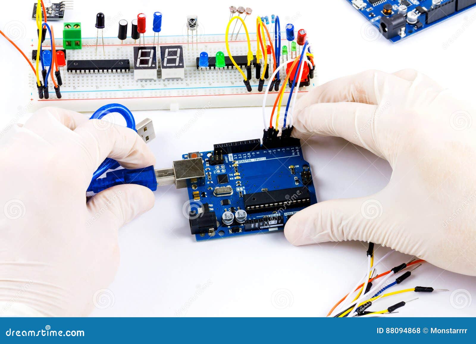 Computer Programming Microelectronics Stock Photo - Image of hardware ...