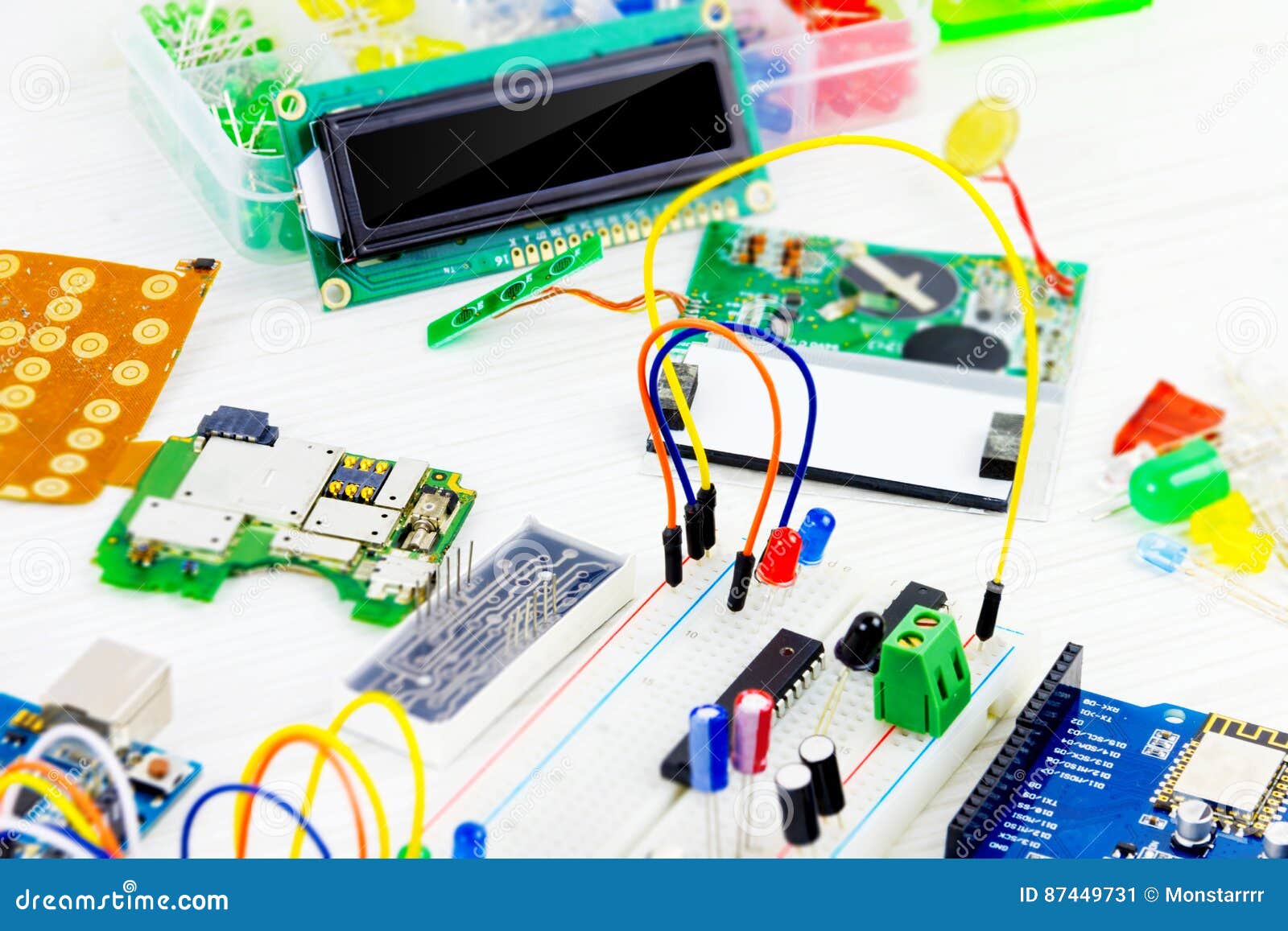 Computer Programming Microelectronics Stock Image - Image of desktop, iron: 87449731
