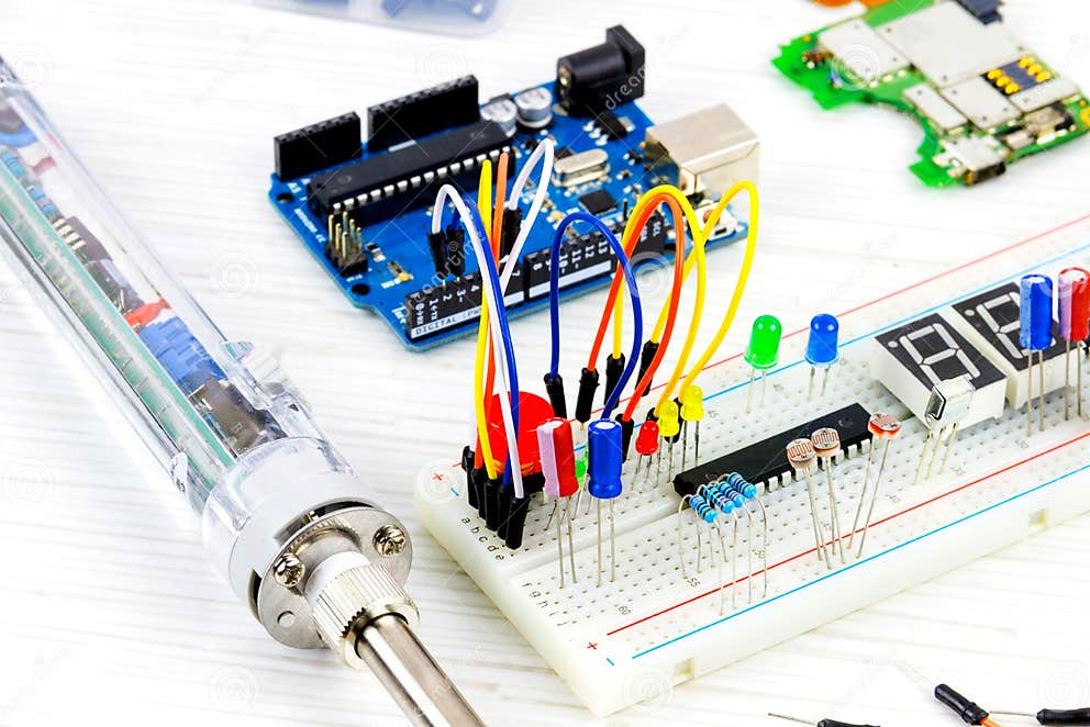Computer Programming Microelectronics Stock Photo - Image of arduino, creativity: 88095142