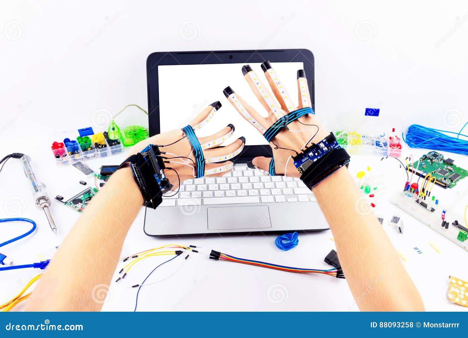 Computer Programming Microelectronics Stock Photo - Image of integrated ...