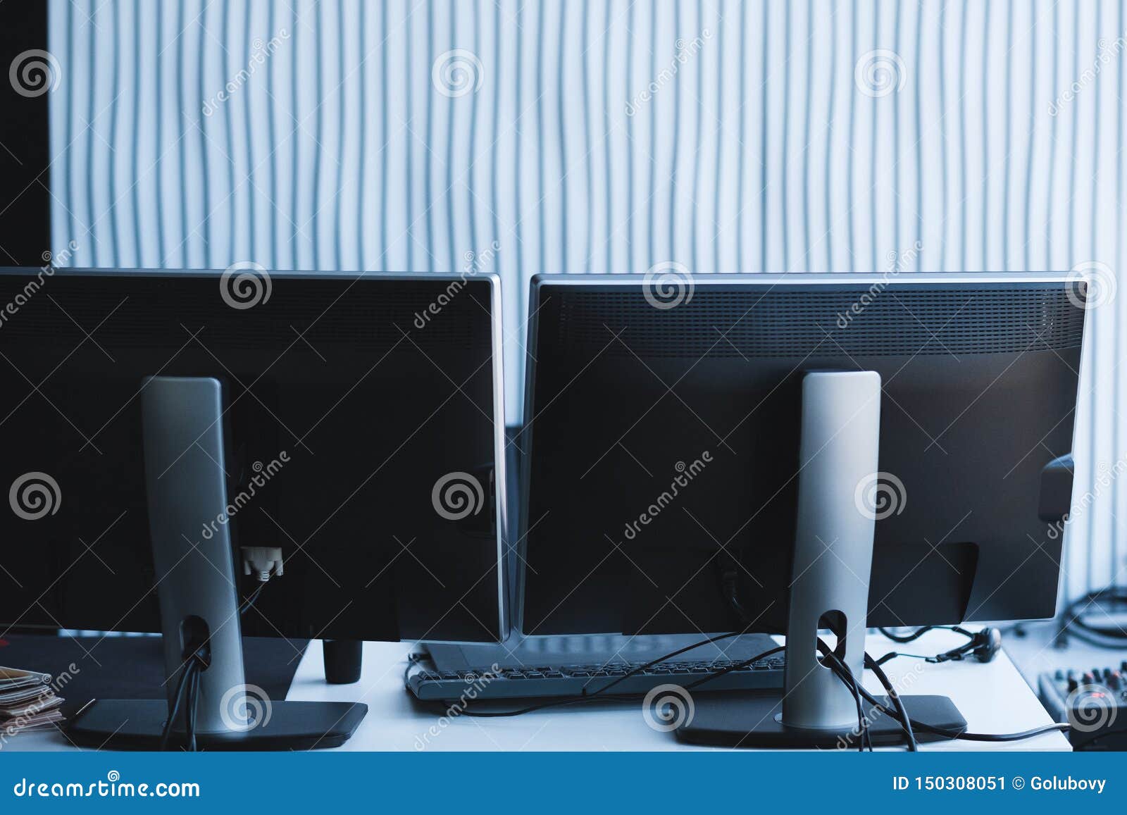 Computer Programming Software Developer Workplace Stock Image - Image ...