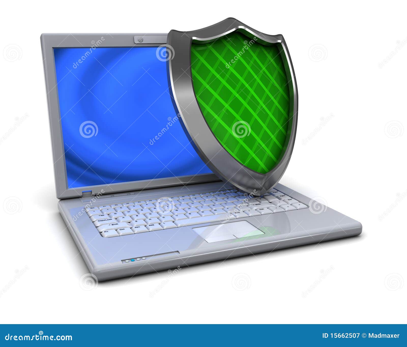 Computer protection stock illustration. Illustration of safe - 15662507