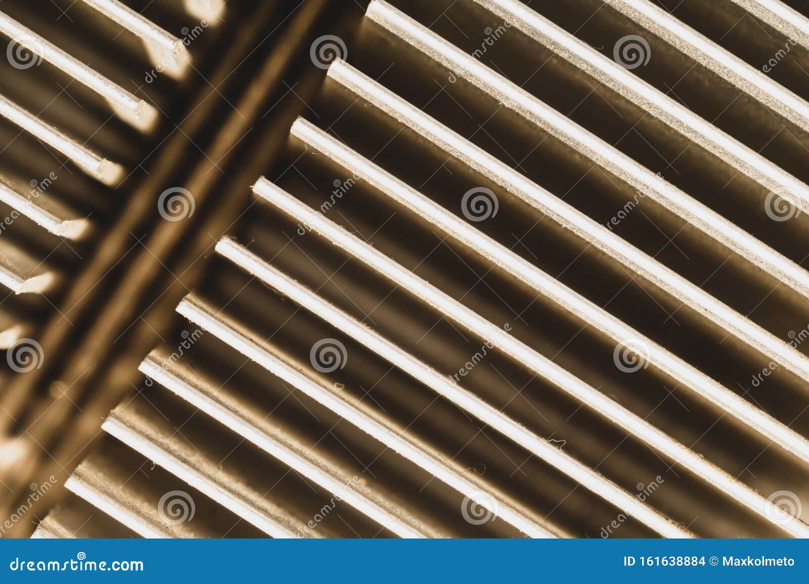 Computer Radiator Abstract Macro Background. Processor Cooling System ...