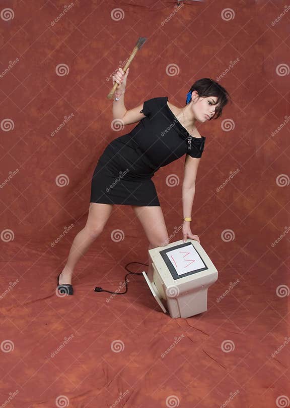 Computer rage stock image. Image of computers, pretty - 4630277