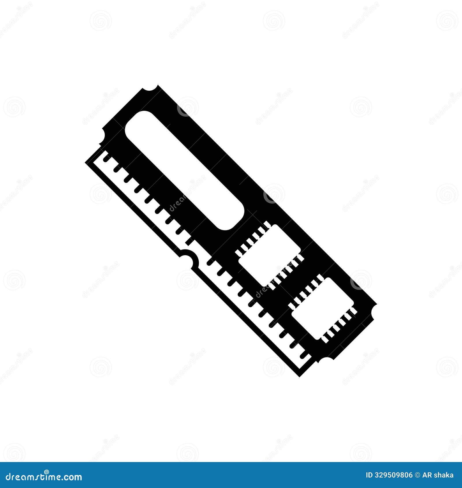 Computer RAM Icon. Vector Illustration Symbol Design Stock Vector ...