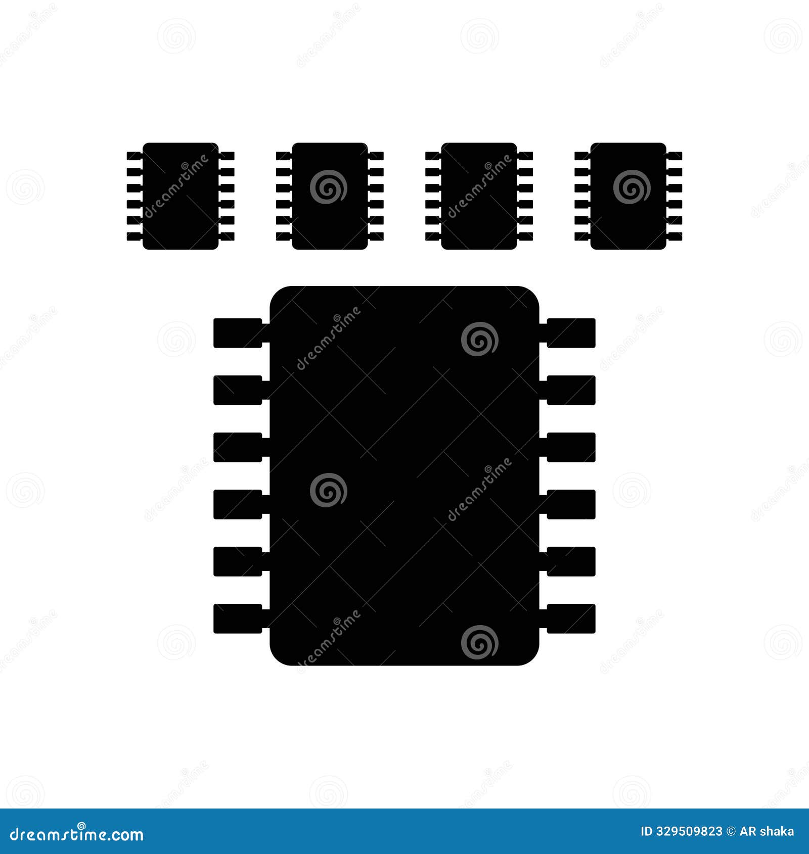 Computer RAM Icon. Vector Illustration Symbol Design Stock Vector ...