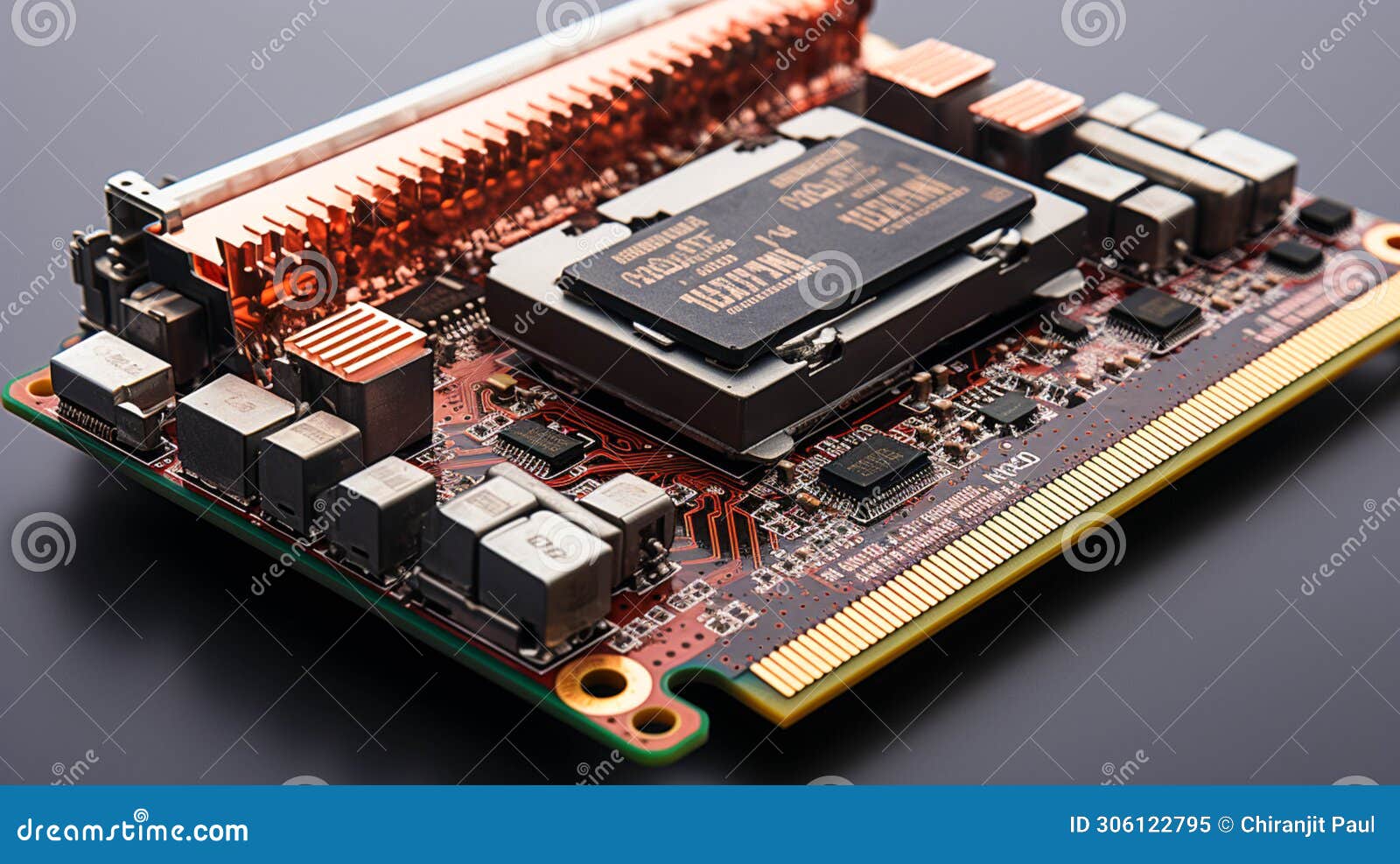 Computer RAM (Laptop) Isolated on White Background Stock Illustration ...