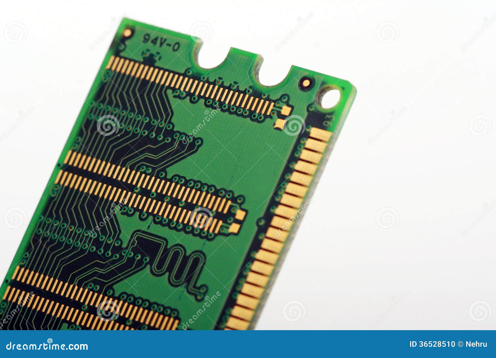 Computer RAM Memory Card stock foto. Image of geïsoleerd - 36528510