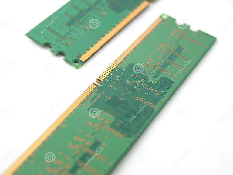 Computer Random Access Memory Stock Photo - Image of electric ...
