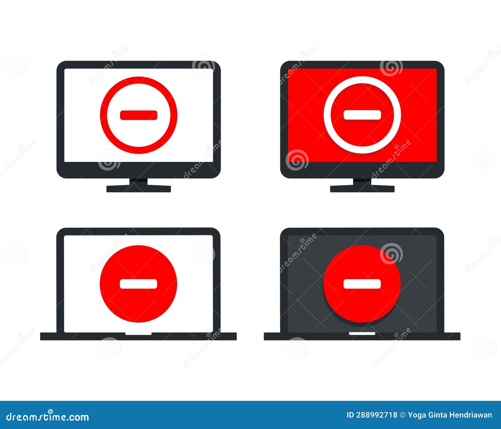 Computer Reduce Icon. Illustration Vector Stock Vector - Illustration ...