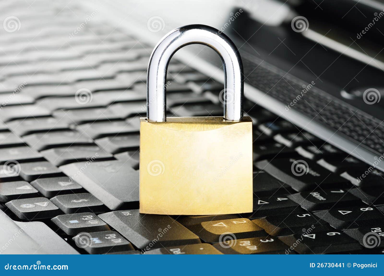 Computer related security stock image. Image of denied - 26730441