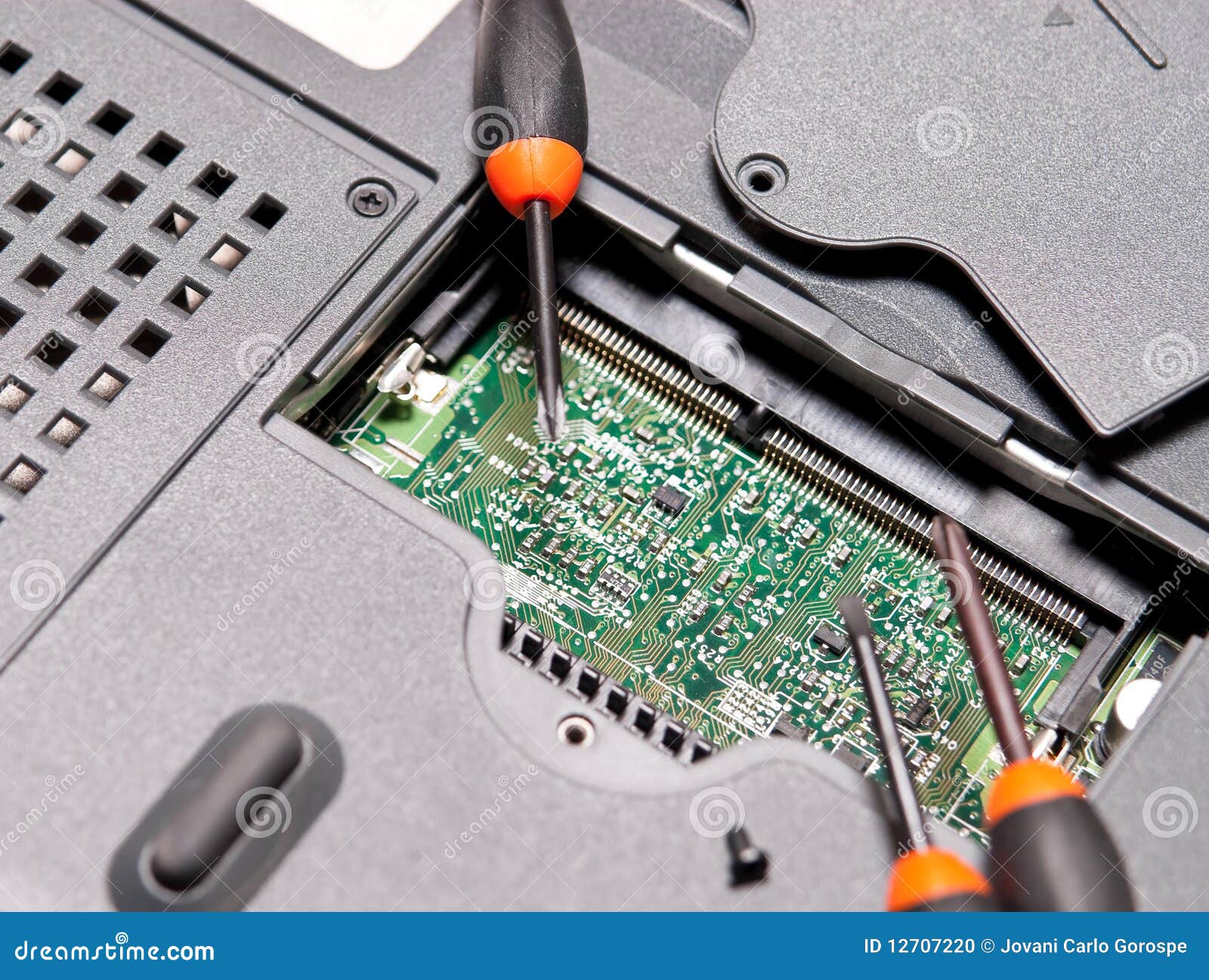 Computer Repair stock photo. Image of technology, laptop - 12707220