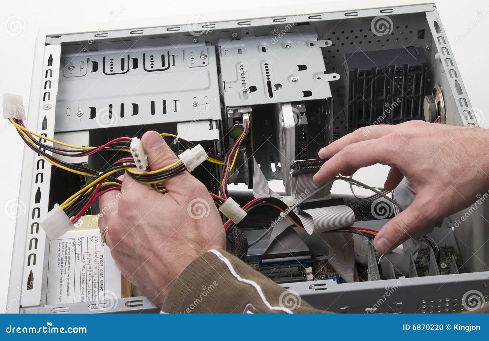 Computer repair stock photo. Image of white, electronics - 6870220