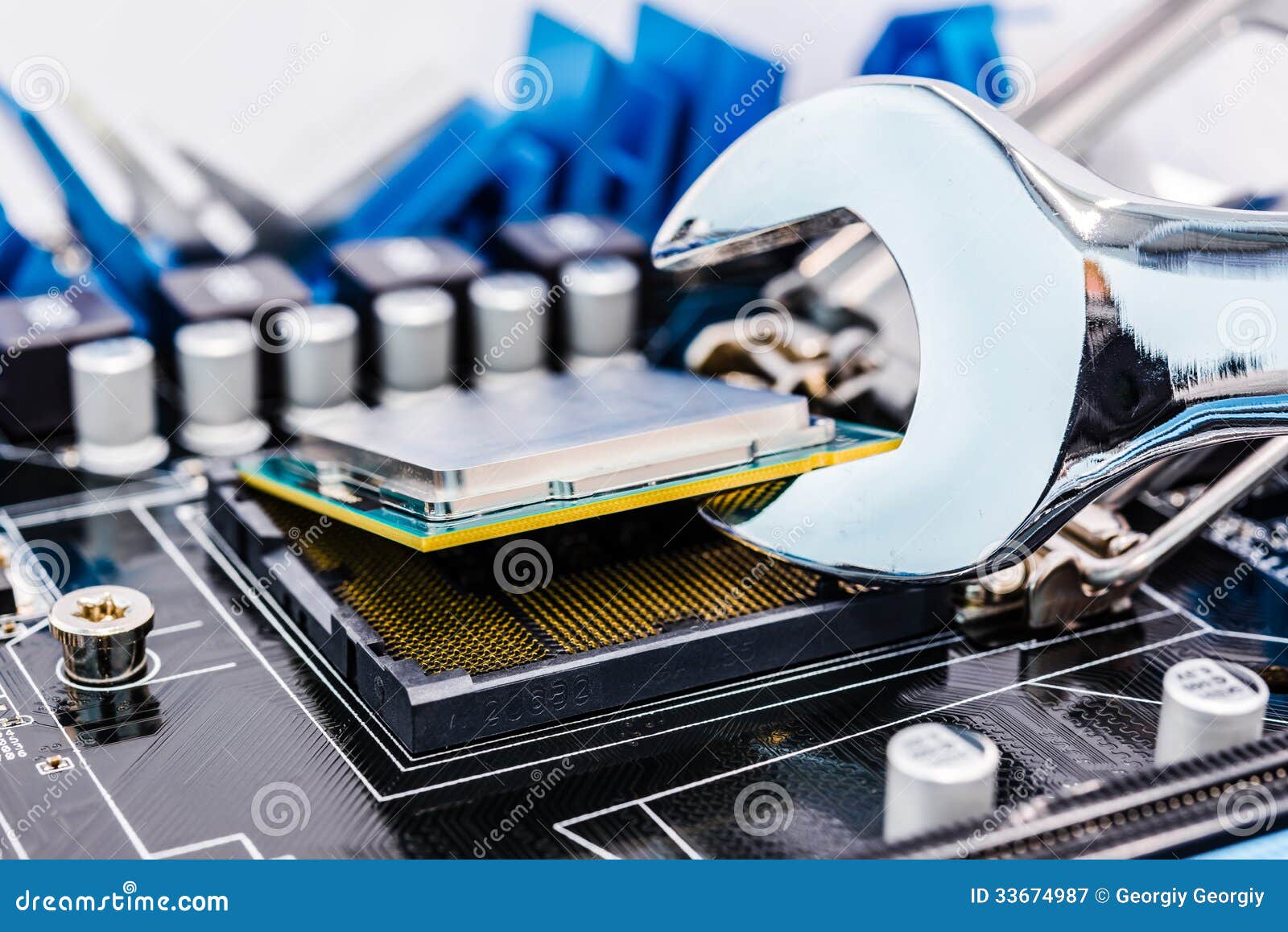 Computer repair stock image. Image of people, restoring - 33674987