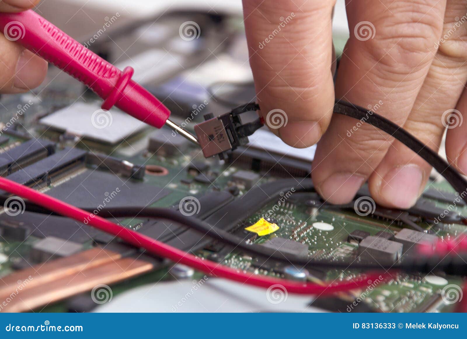 Computer repair. stock image. Image of technician, view - 83136333