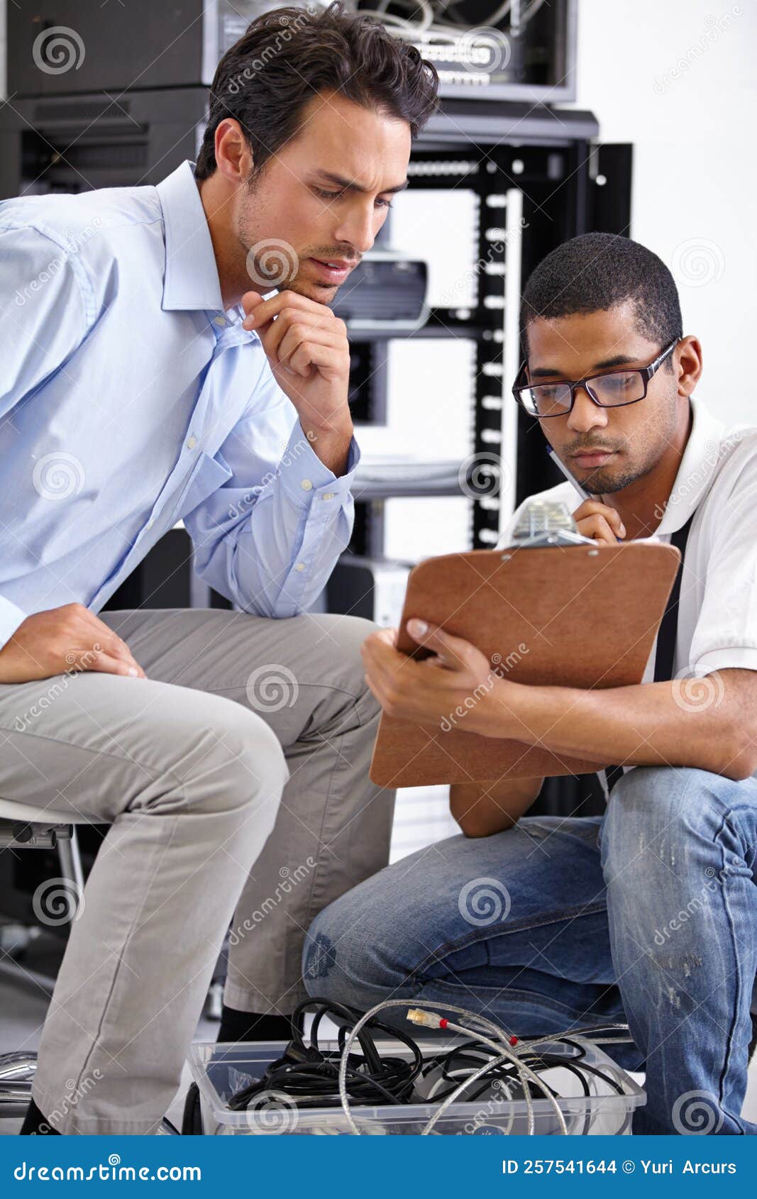 Computer Repair he Can Depend on. a Young it Specialist Ready To Fix a ...