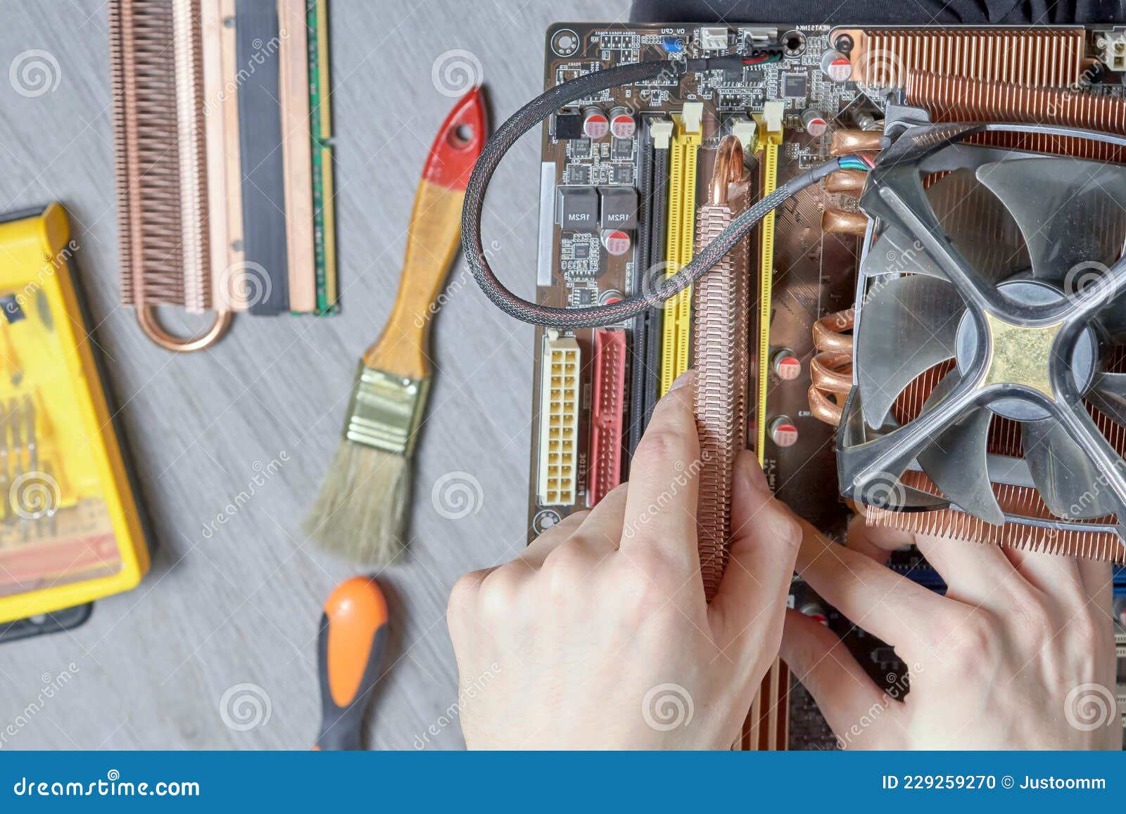 Repair And Cleaning The Car Throttle. Throttle With Traces Of Burning ...