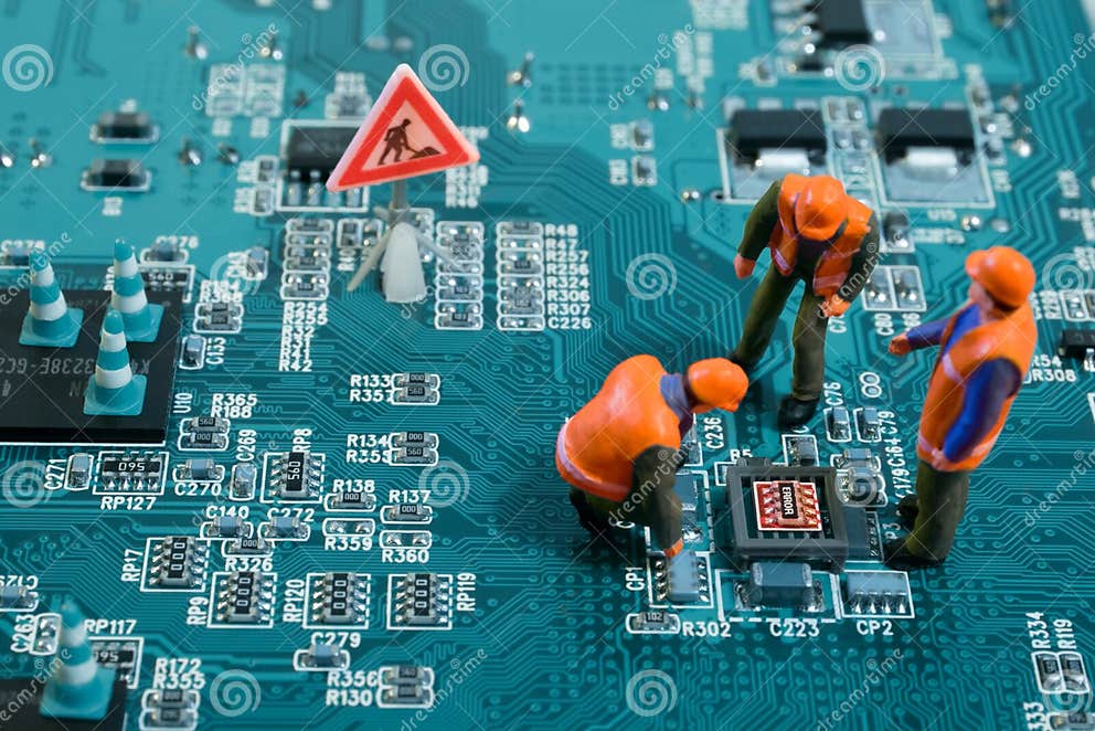 Computer repair concept stock image. Image of blue, recover - 22282227