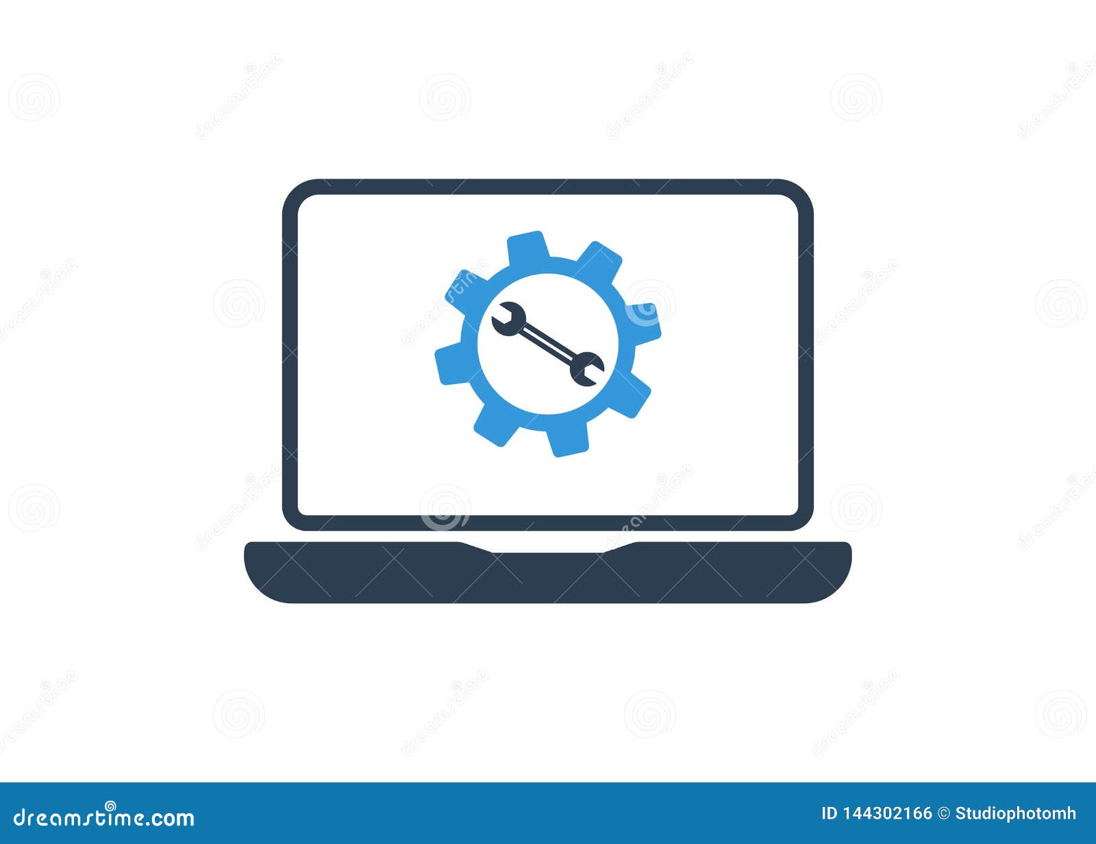 Computer Repair - Digital Computer Logo. Symbol Repair Service Vector ...