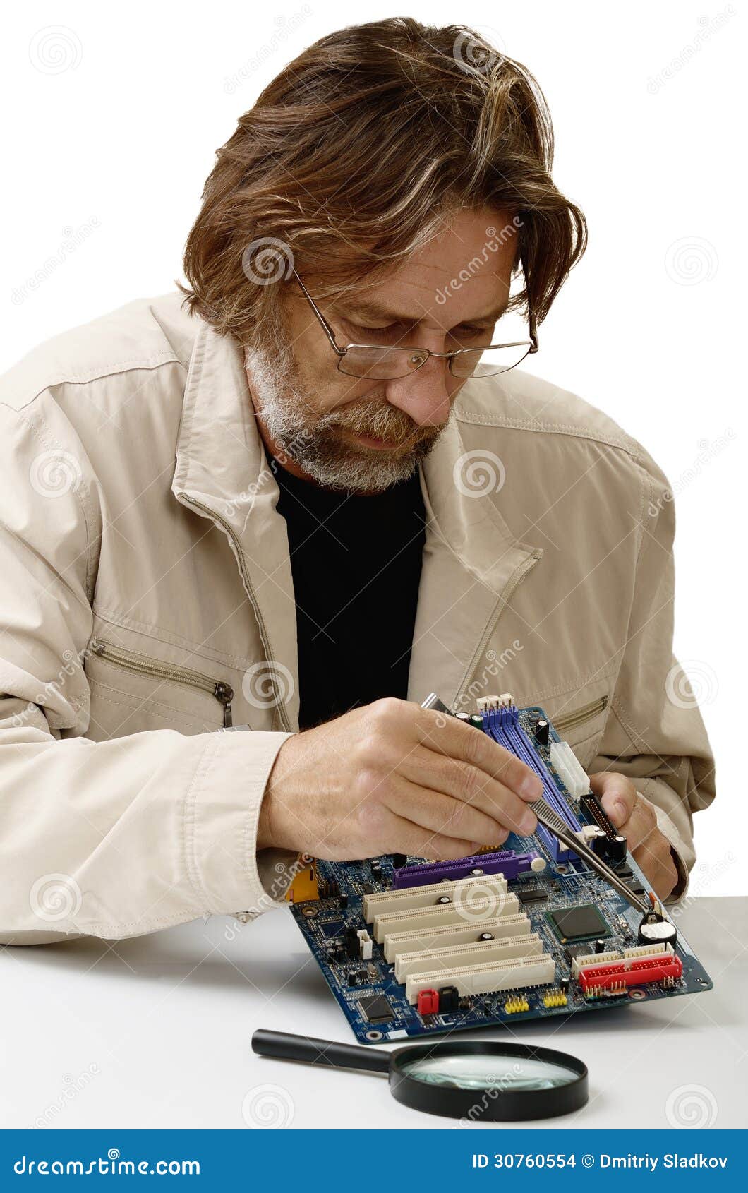 Computer repair stock photo. Image of maintenance, occupation - 30760554