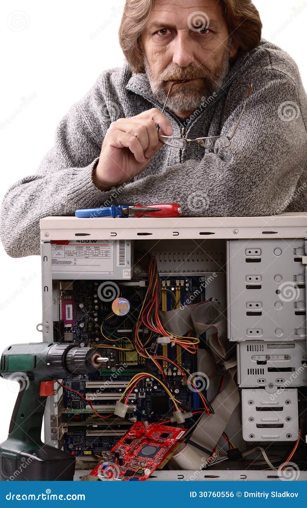 Computer repair stock photo. Image of repairing, electrician - 30760556