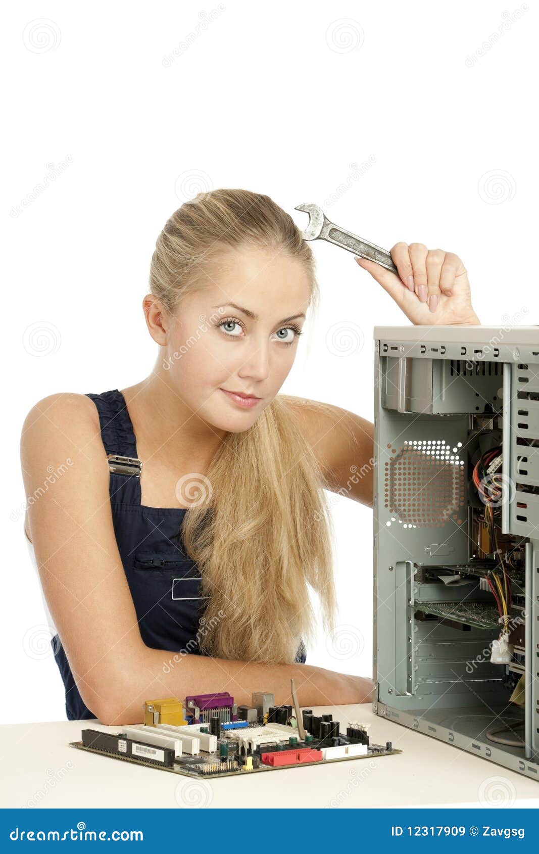 Computer Repair Engineer stock image. Image of femininity - 12317909 Computer Repair Engineer stock image. Image of femininity - 12317909