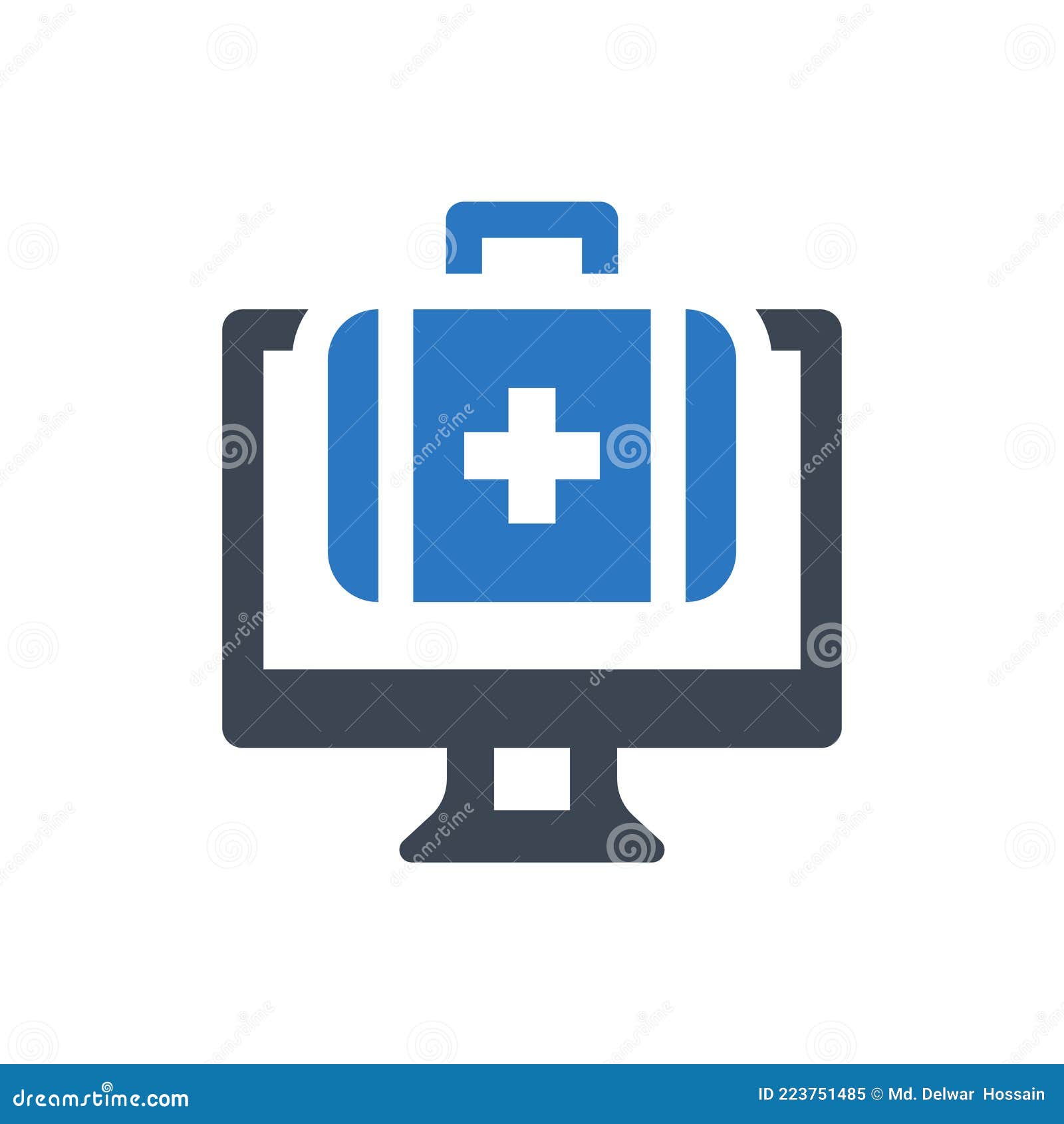 Computer repair icon stock vector. Illustration of symbol - 223751485